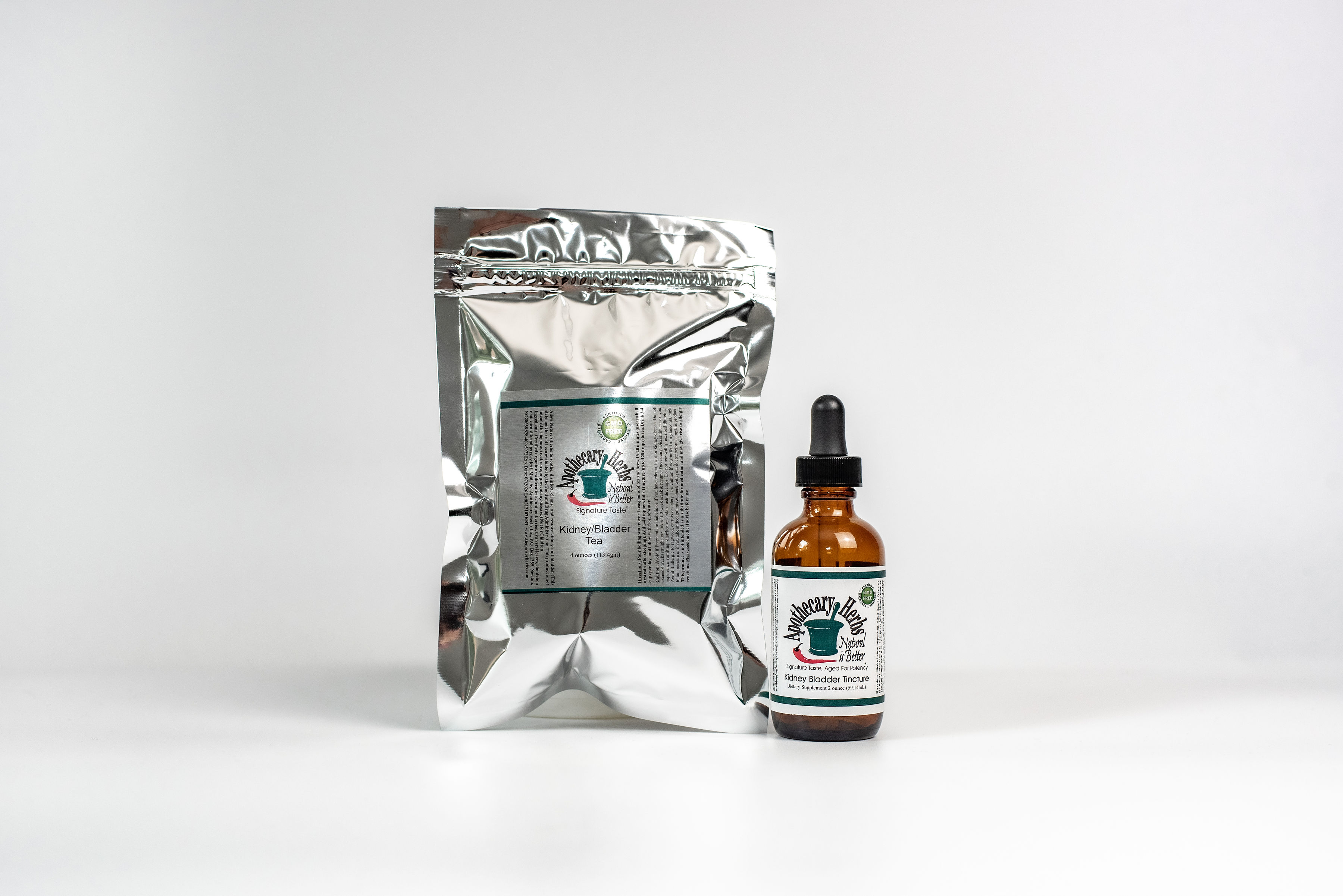 The Power Herbs: Kidney Bladder Cleanse Kit- Tea & Tincture