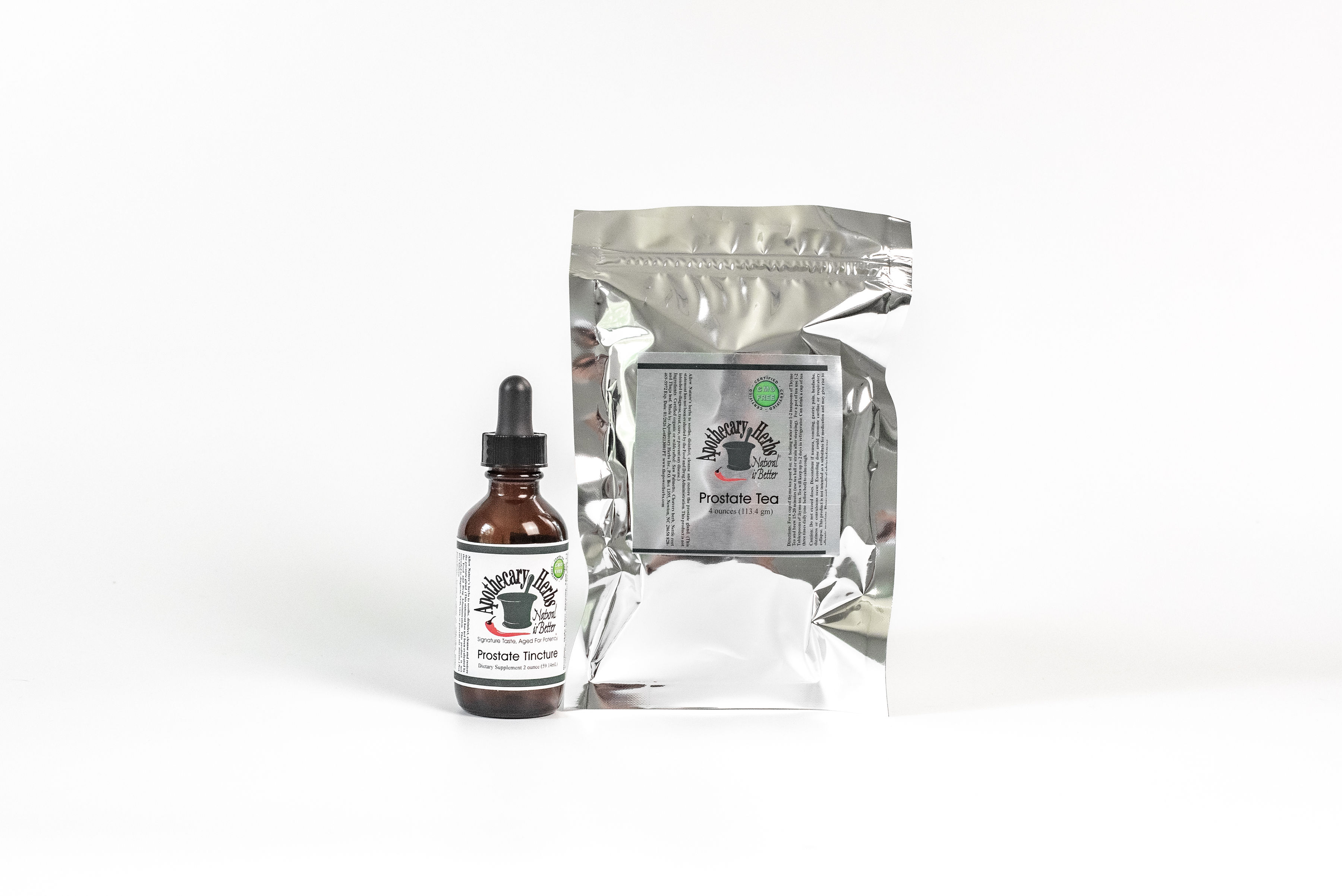 The Power Herbs: PROSTATE CLEANSE Kit - Select Tea,Tincture or Kit